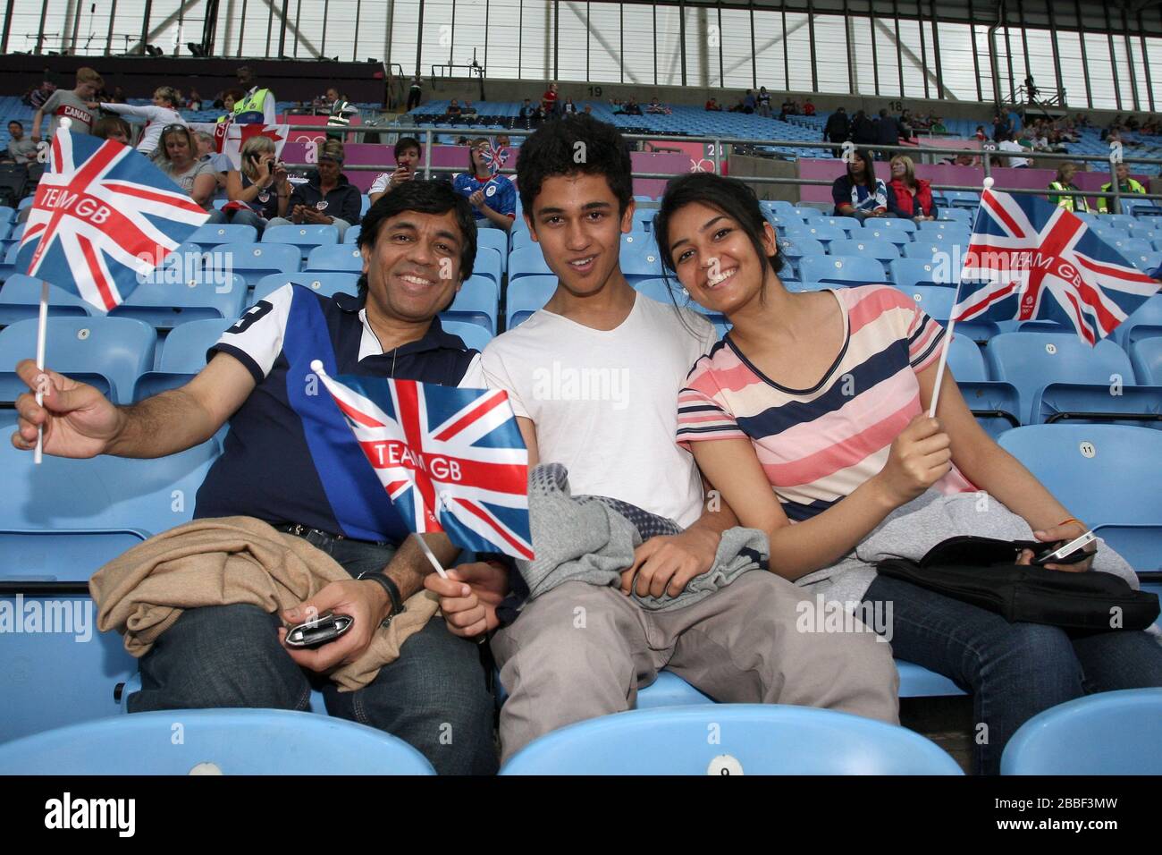 Team Great Britain fans arrive ahead of Great Britain Women vs Canada ...