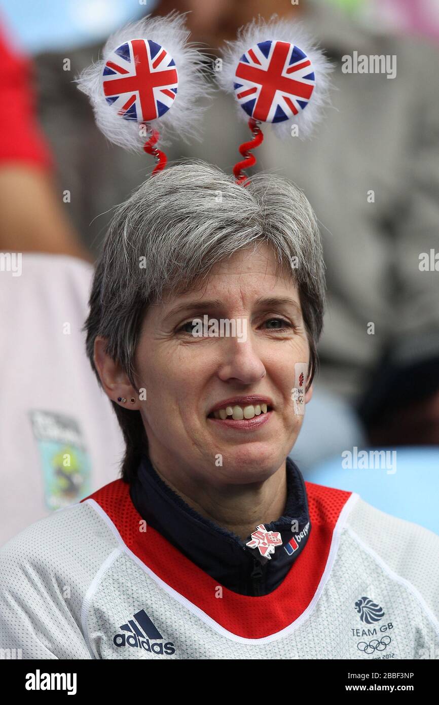 Team Great Britain fans ahead of Great Britain Women vs Canada Women ...