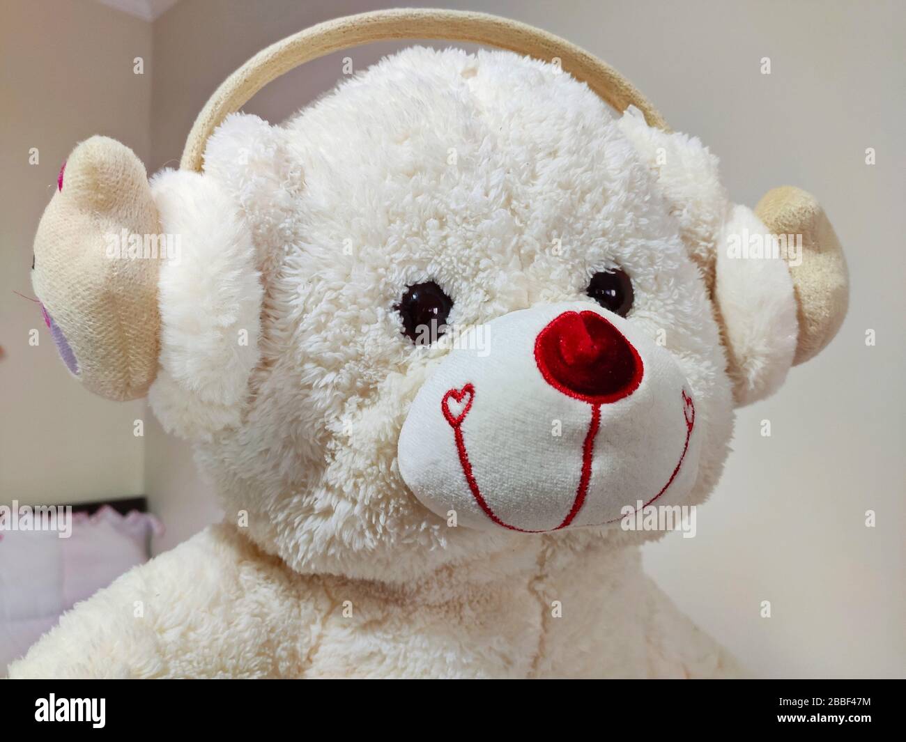 Tedy Bear. Playmate for kids and cute smiling friendly bear Stock Photo ...