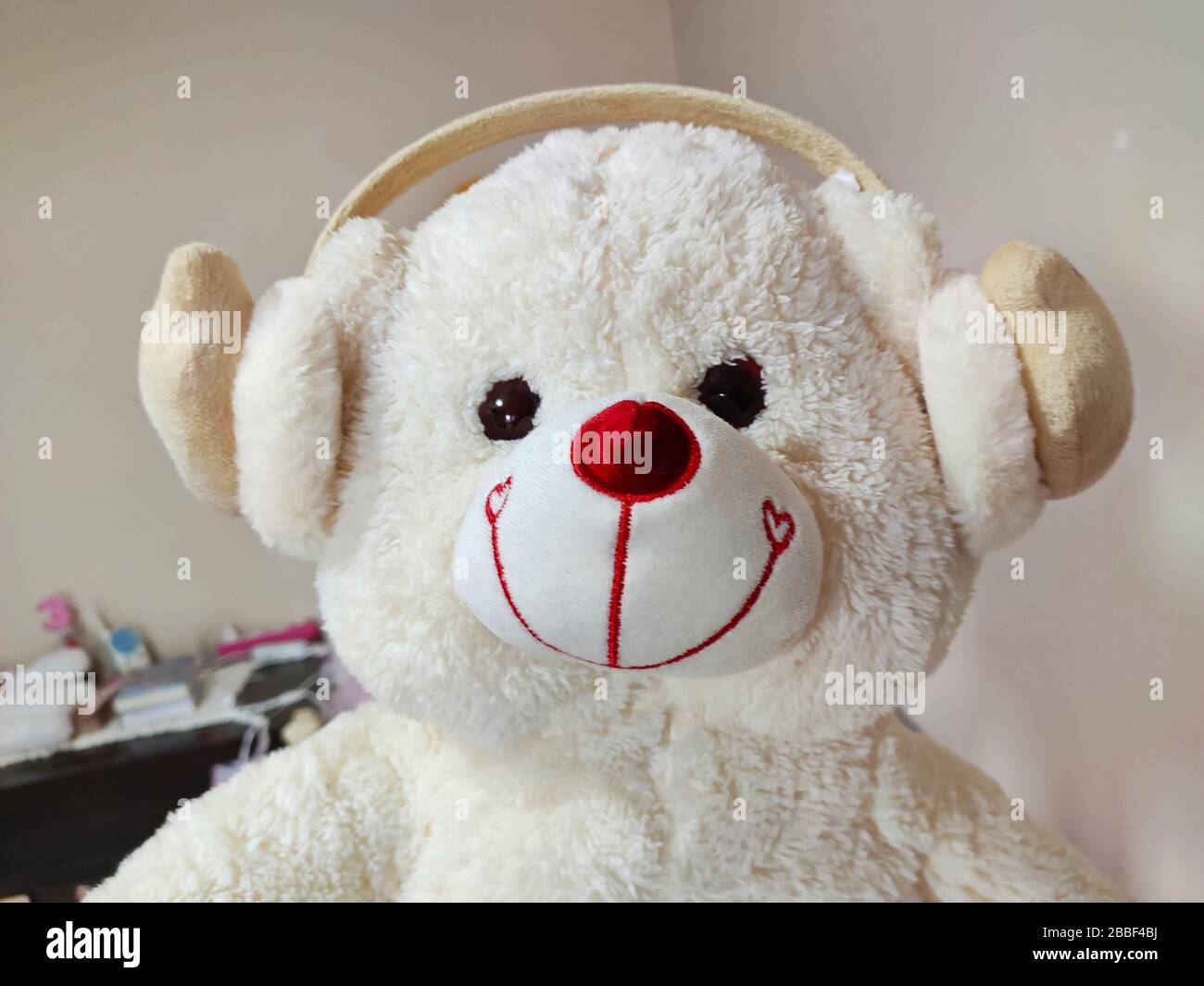 Tedy Bear. Playmate for kids and cute smiling friendly bear Stock Photo ...