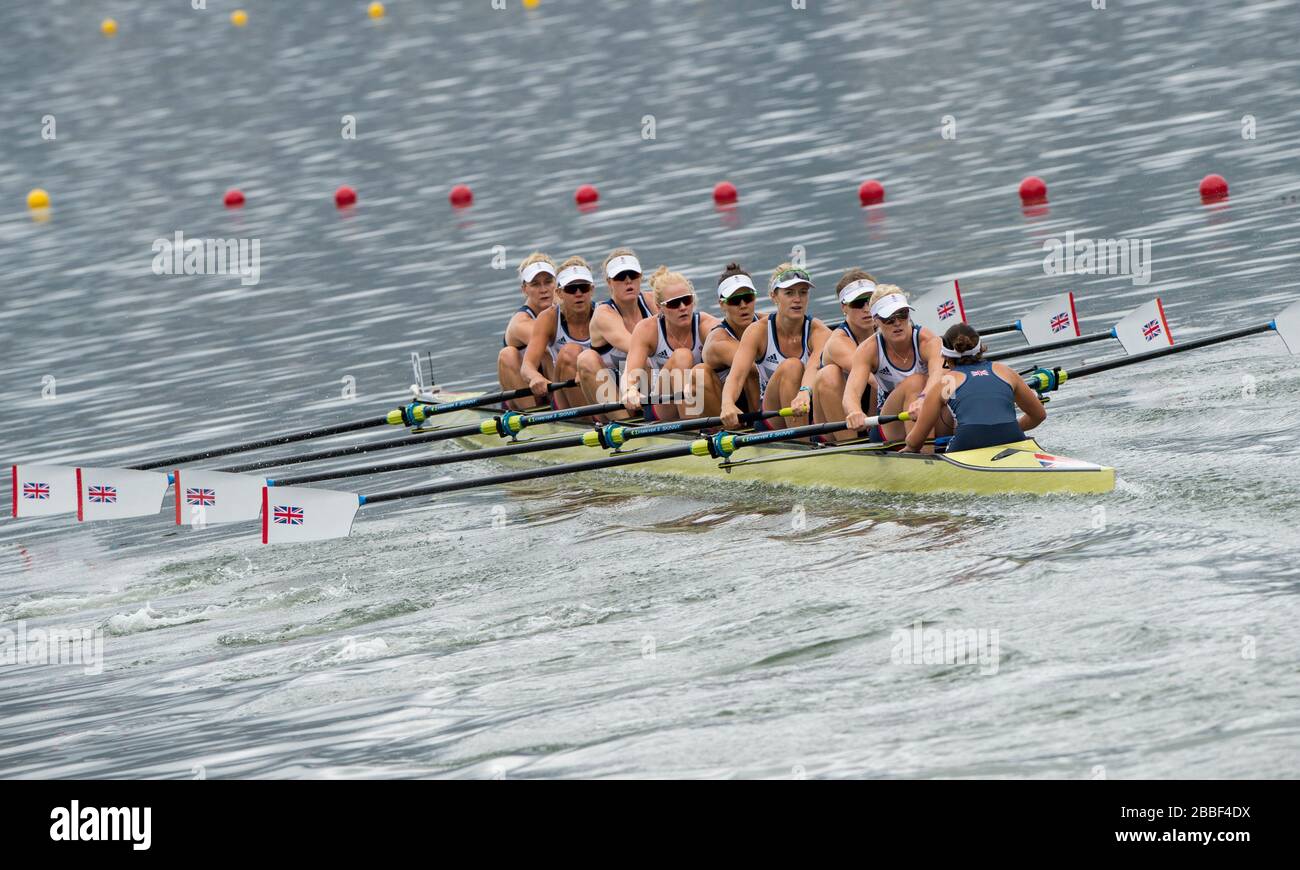 Rio de Janeiro. BRAZIL. GBR W8+. Bow. Katie GREVES, Katie, WILSON ...
