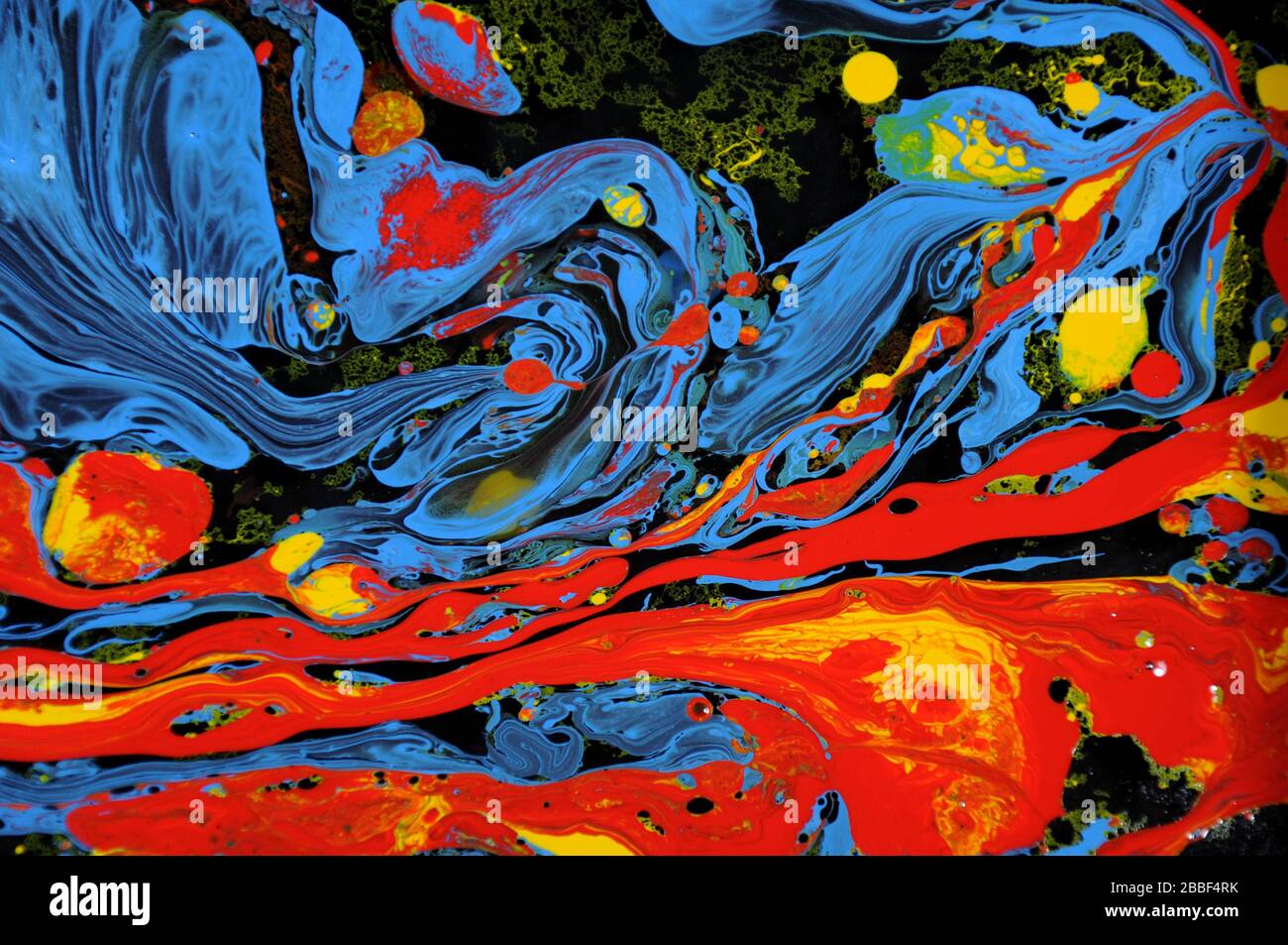568.Abstract palette of colorful background,Abstract Art Acrylic ...