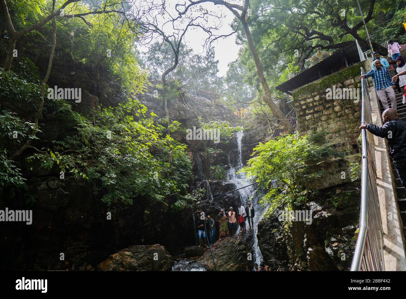 Waterfalls in Tirumala akasa ganga Stock Photo - Alamy