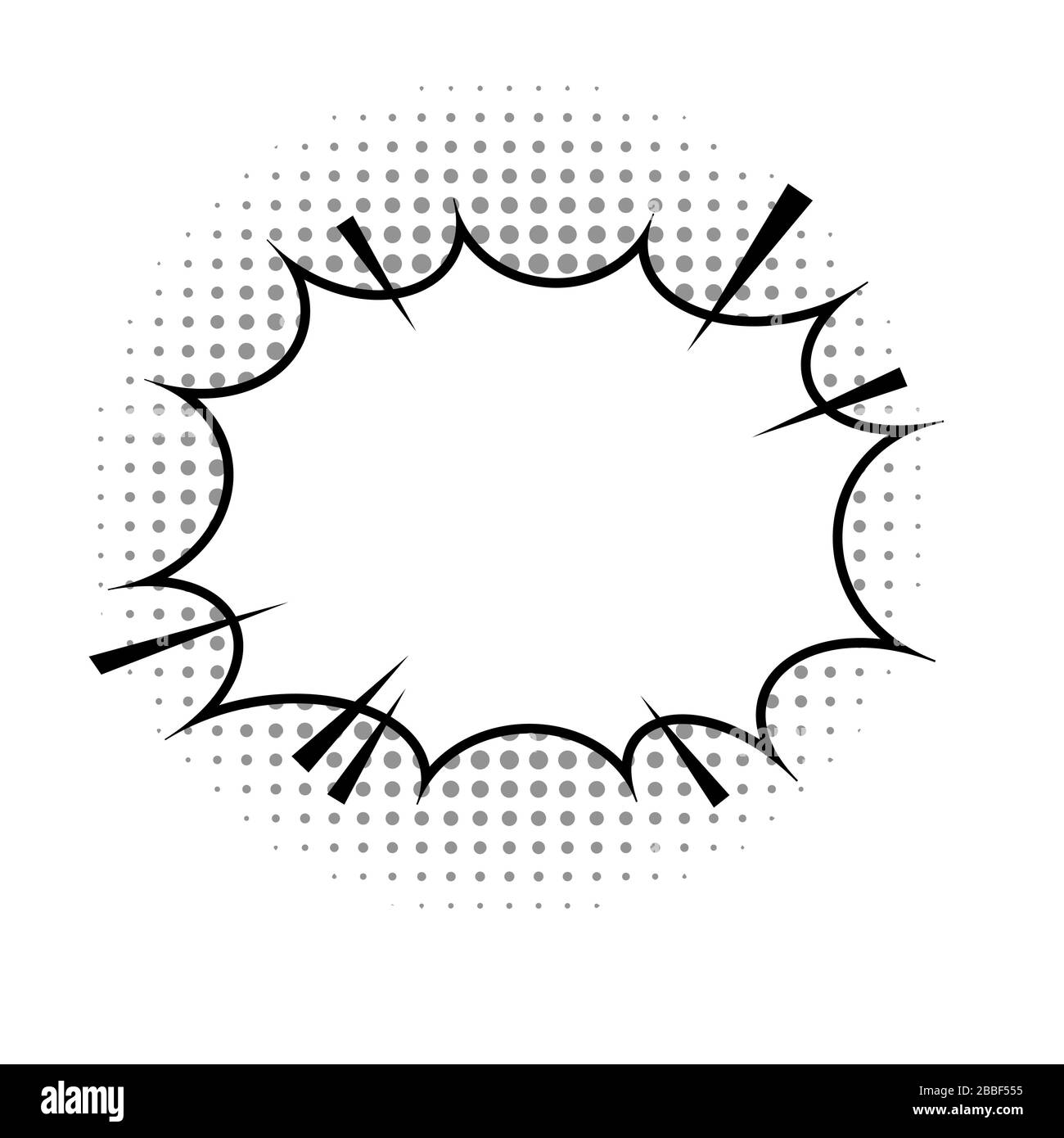 Comics Book Background. Colorful Halftone Pattern. Cartoon Speech ...