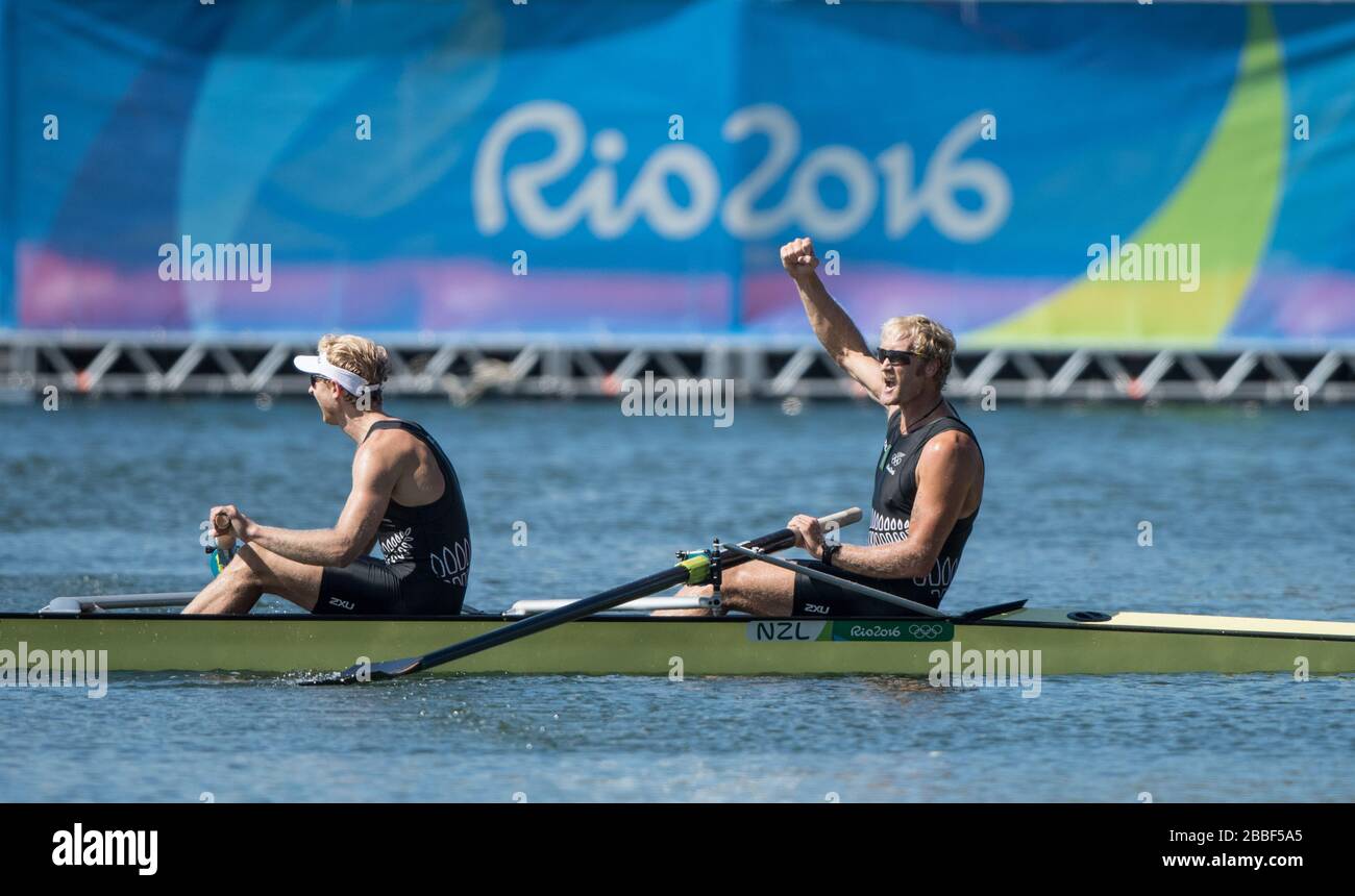 Rio de Janeiro. BRAZIL. NZL M2- Bow Eric MURRAY and Hamish BOND 2016 ...