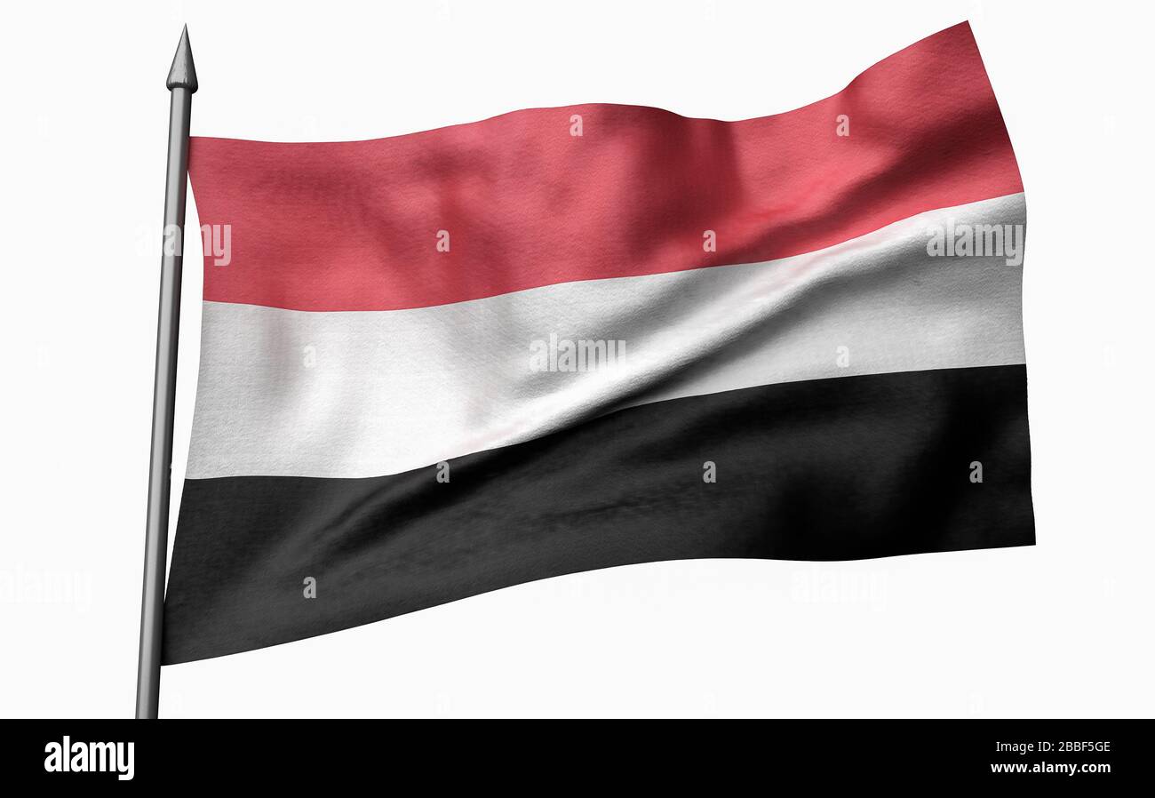 Yemen flag Cut Out Stock Images & Pictures - Alamy