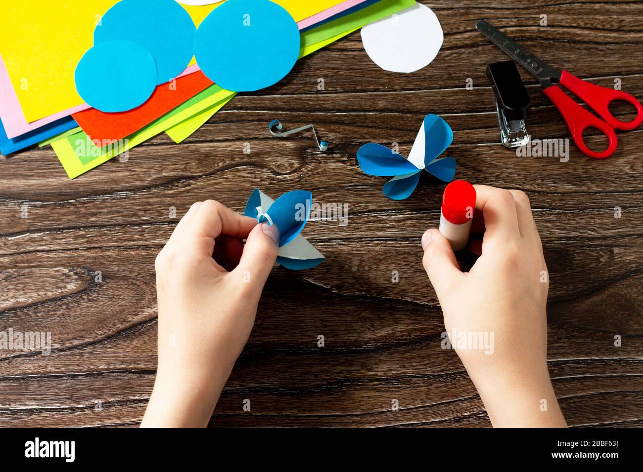 Instructions, step 7. Paper decor butterflies or summer garland ...