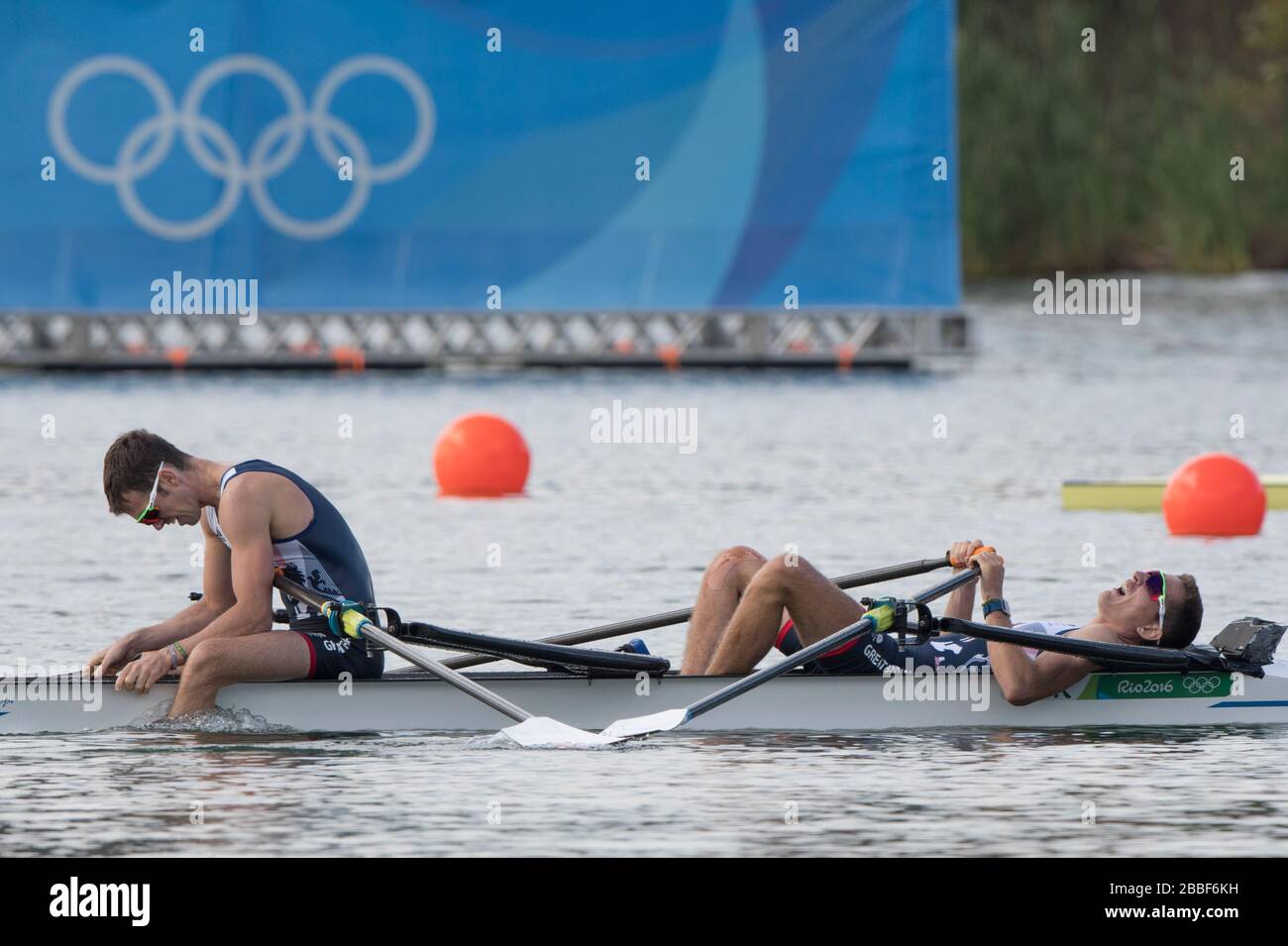 Rio de Janeiro. BRAZIL. GBR LM2X. Bow William FLETCHER and Richard ...
