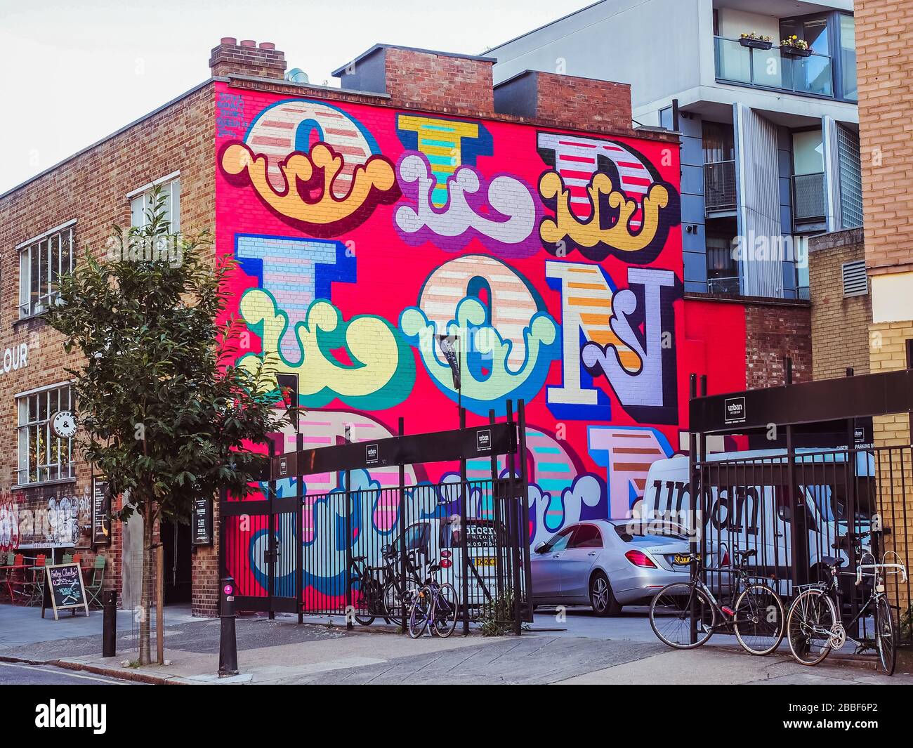 London beautiful street art, workart in Shoreditch, East London. OLD ...