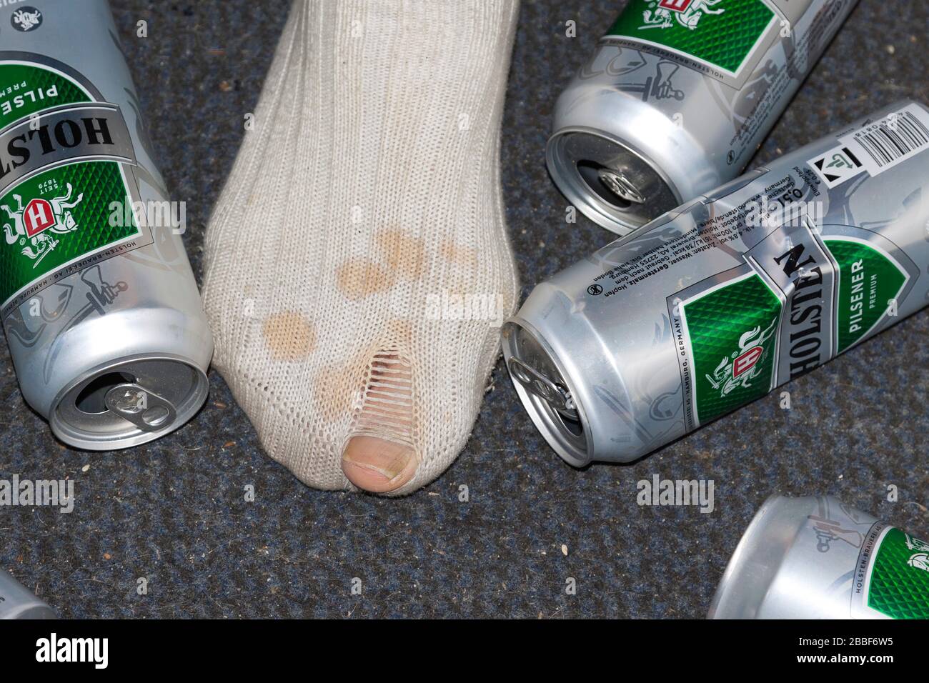 Symbolic photo for neglect Stock Photo - Alamy