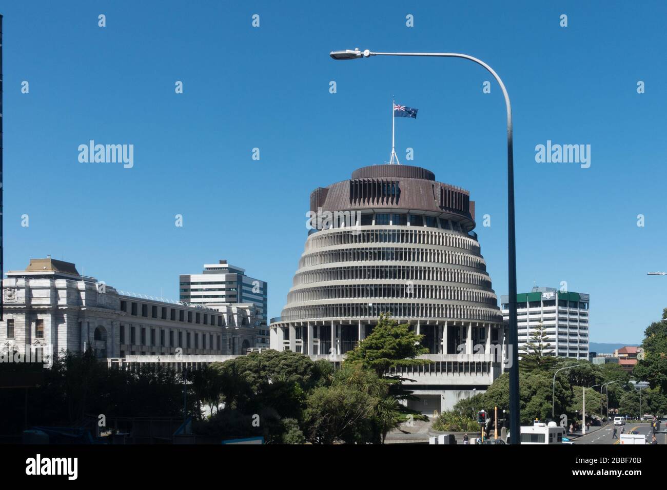 Wellington is the capital city of New Zealand and the Beehive Building ...