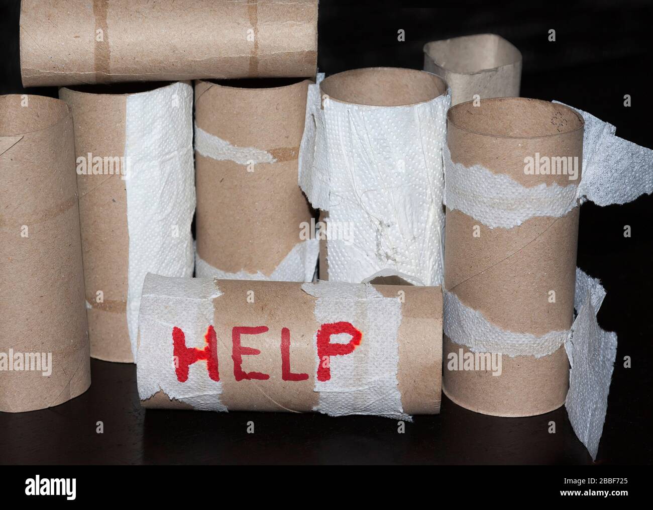 Emergency toilet rolls hi-res stock photography and images - Alamy