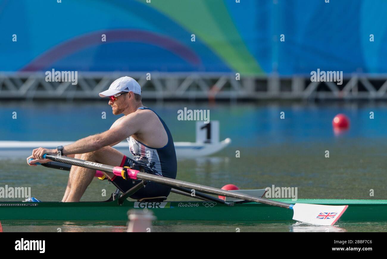 Rio de Janeiro. BRAZIL GBR M1X. Alan CAMPBELL. 2016 Olympic Rowing ...