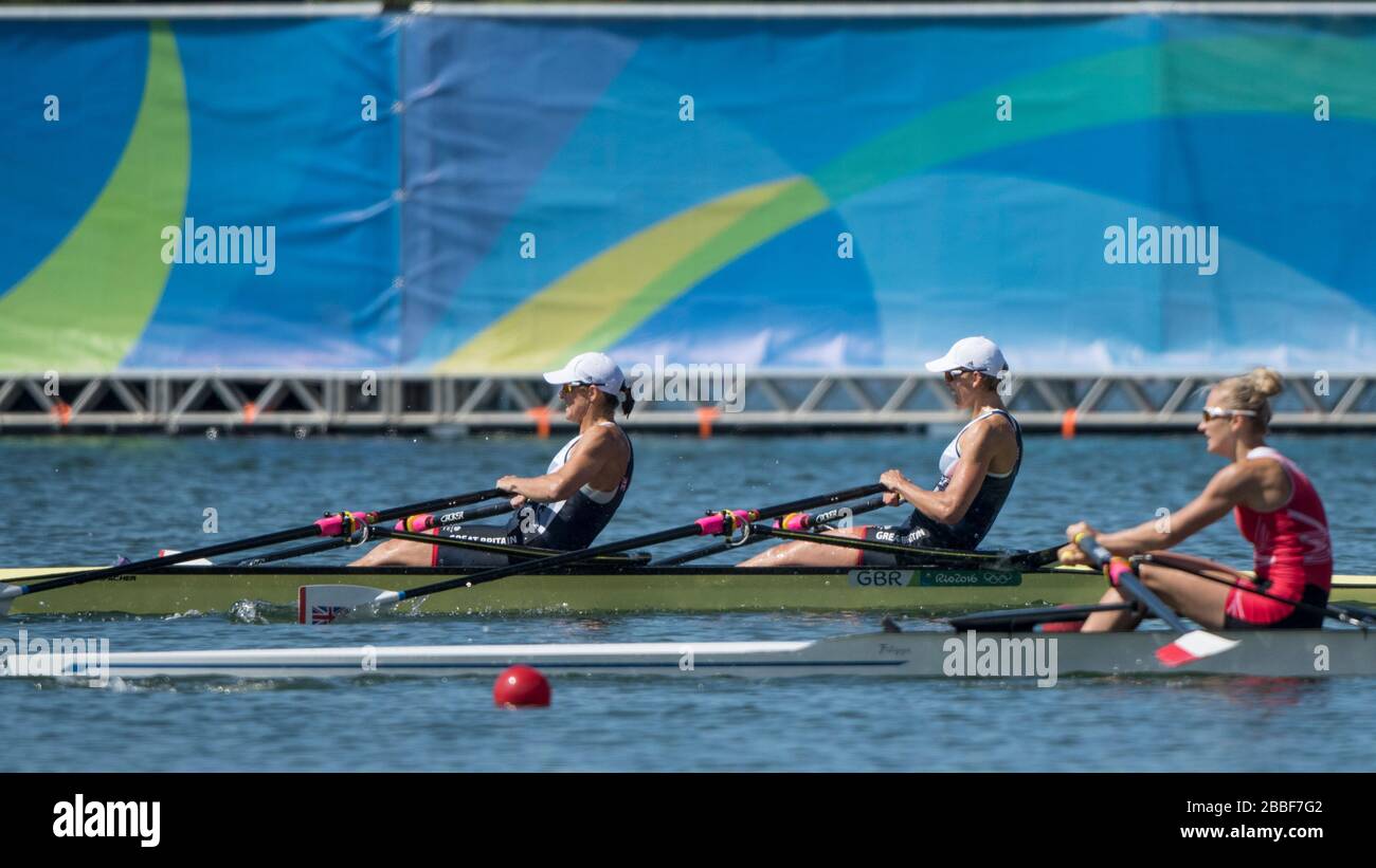 Rio de Janeiro. BRAZIL. GBR W2X Silver Medalist Katherine GRAINGER and ...