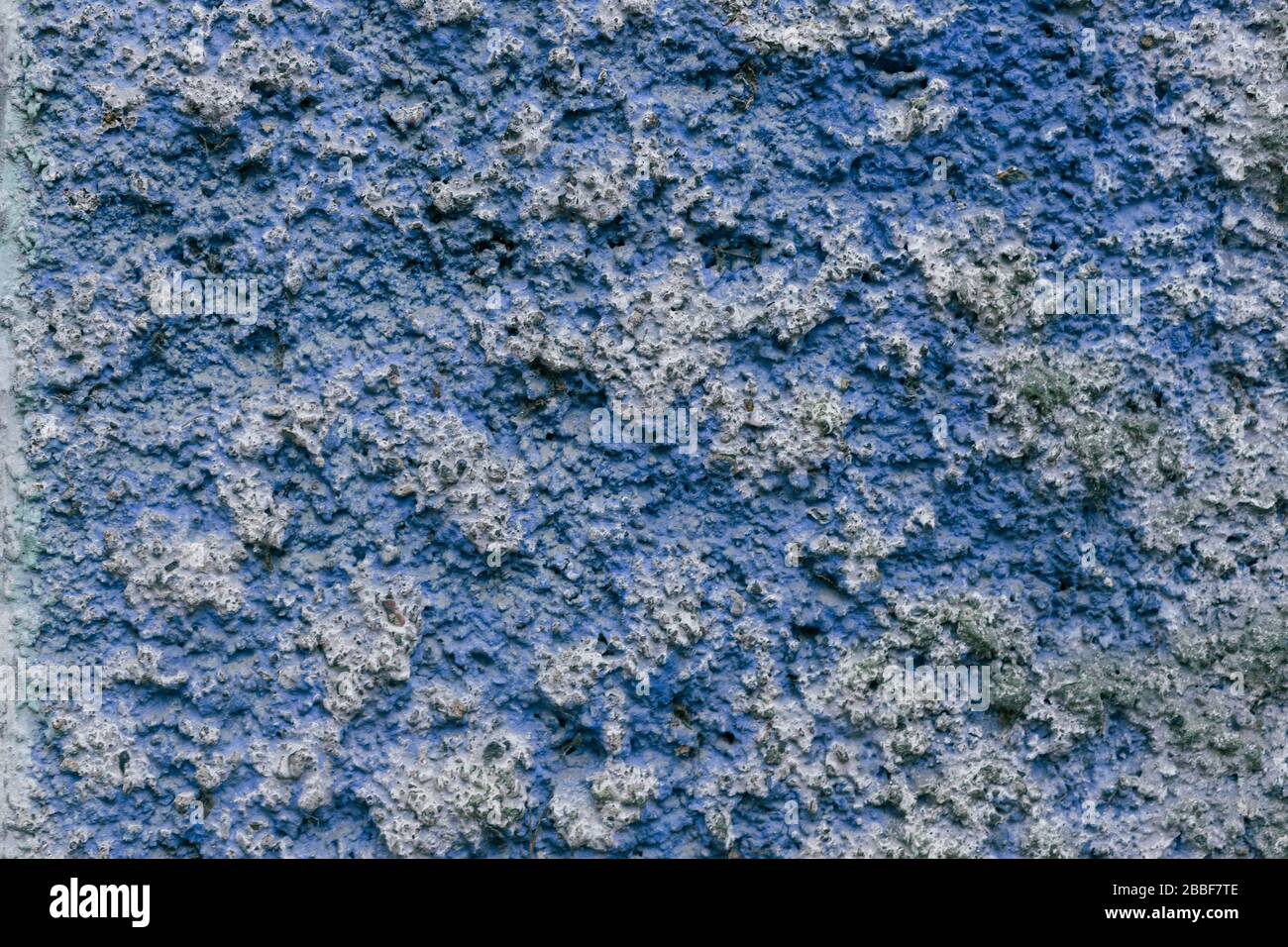 Old blue damaged wall. Color abstract grunge background Stock Photo - Alamy