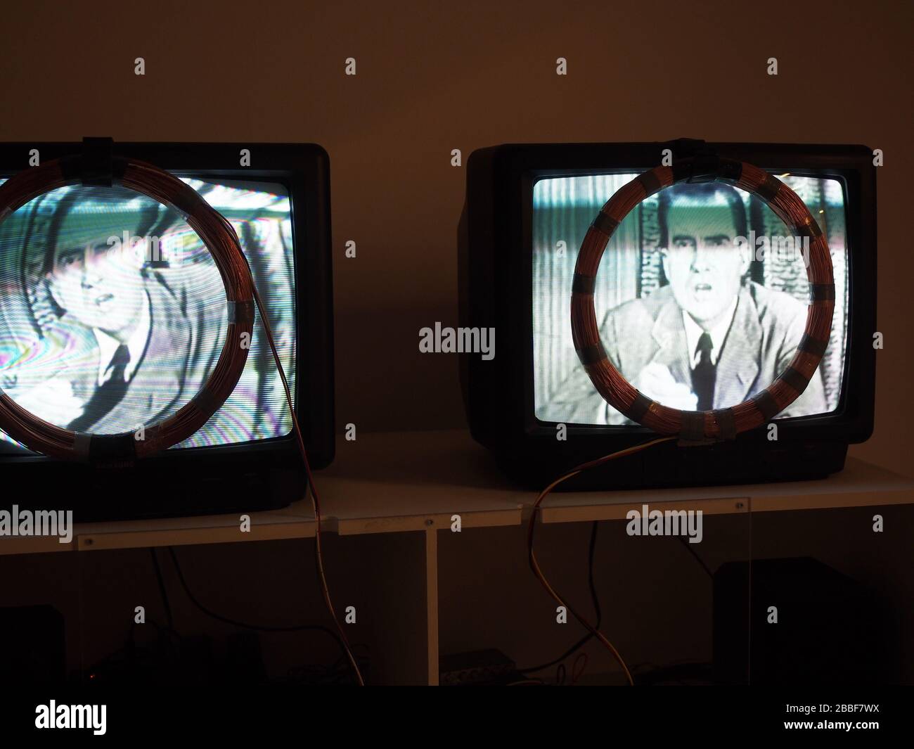 Inside of the Tate Modern, art exhibition - London Stock Photo - Alamy