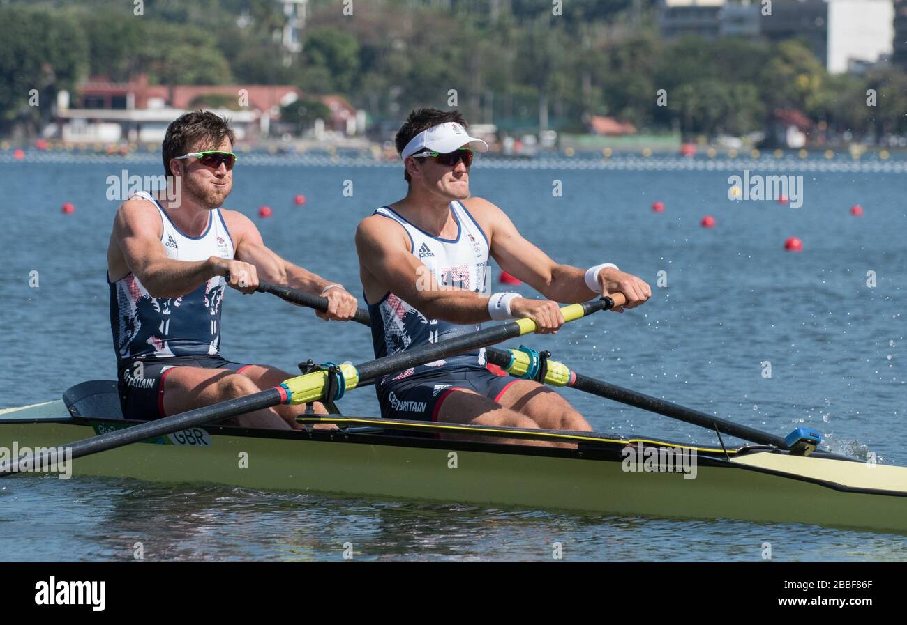 Rio de Janeiro. BRAZIL. 2016 GBR M2- bow Alan SINCLAIR and Stewart ...