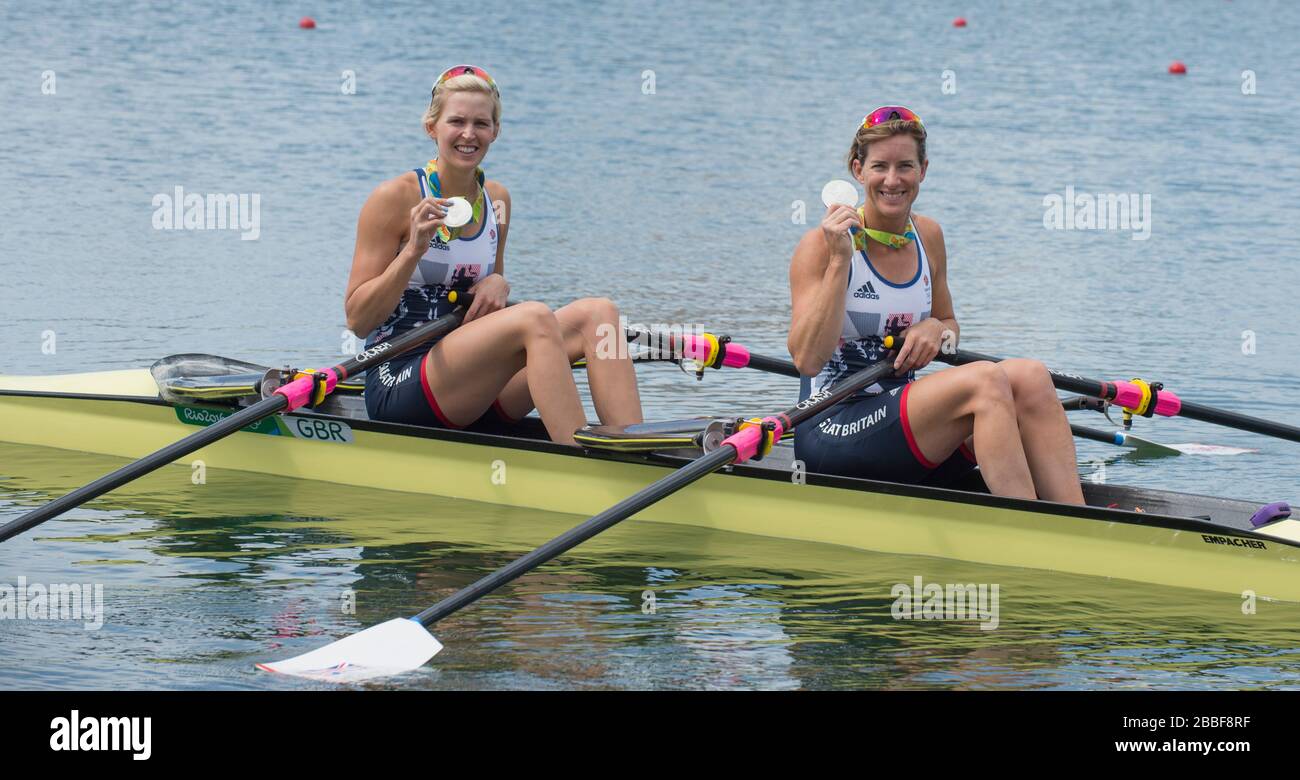 Rio de Janeiro. BRAZIL. GBR W2X Silver Medalist Katherine GRAINGER and ...