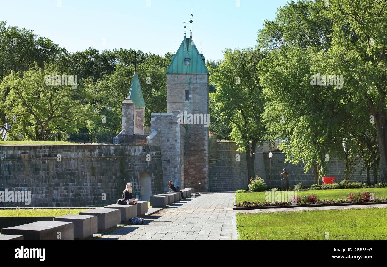 Fortifications quebec city hi-res stock photography and images - Alamy