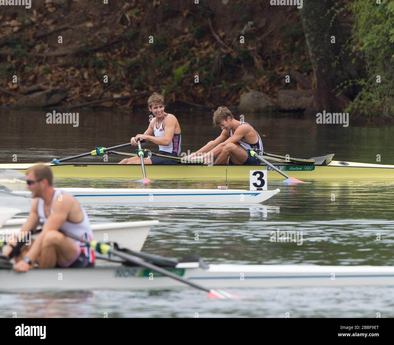 Rio de Janeiro. BRAZIL. USA LM2X. Bow. Joshua KONIECZNY and Andrew ...