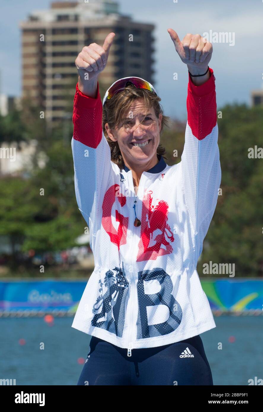 Rio de Janeiro. BRAZIL. GBR W2X Silver Medalist Katherine GRAINGER ...
