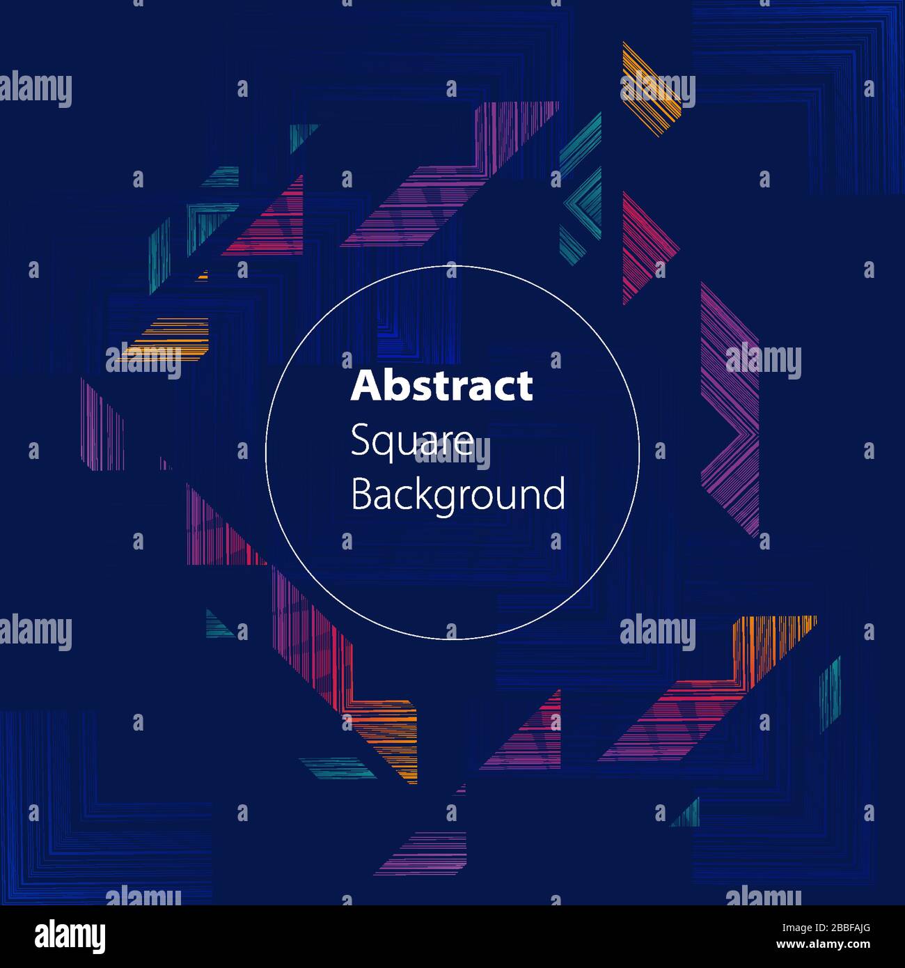 Abstract dark background with geometry square design elements. Techno ...