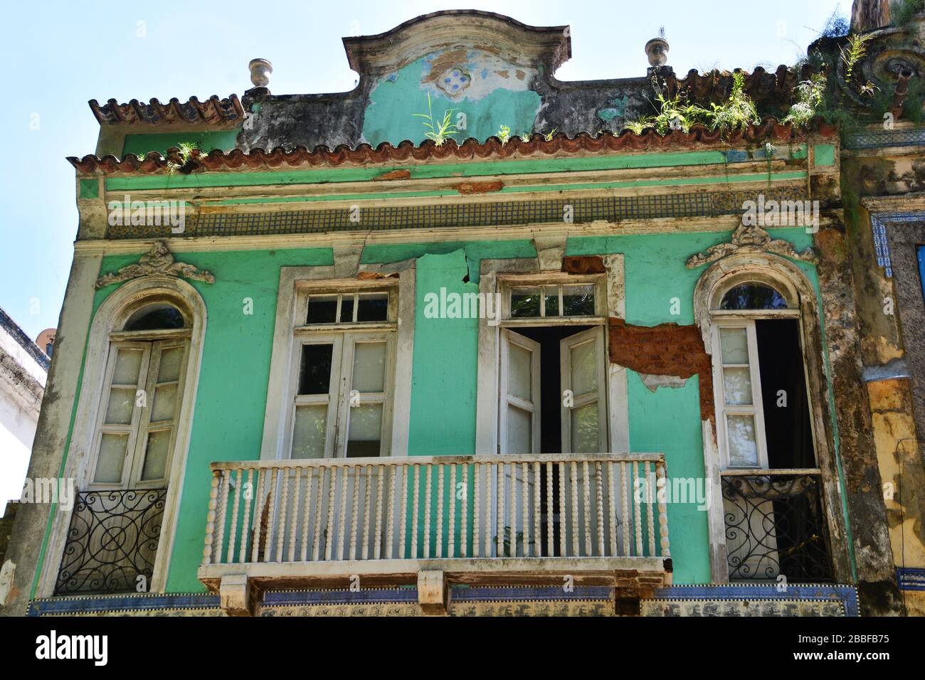 Rio de Janeiro, Brazil-February 2019: Close up view of window and ...