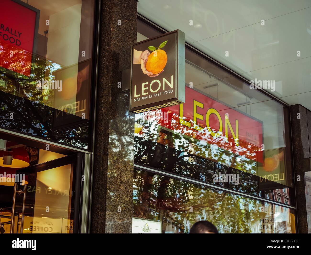 Leon restaurant sign logo hi-res stock photography and images - Alamy