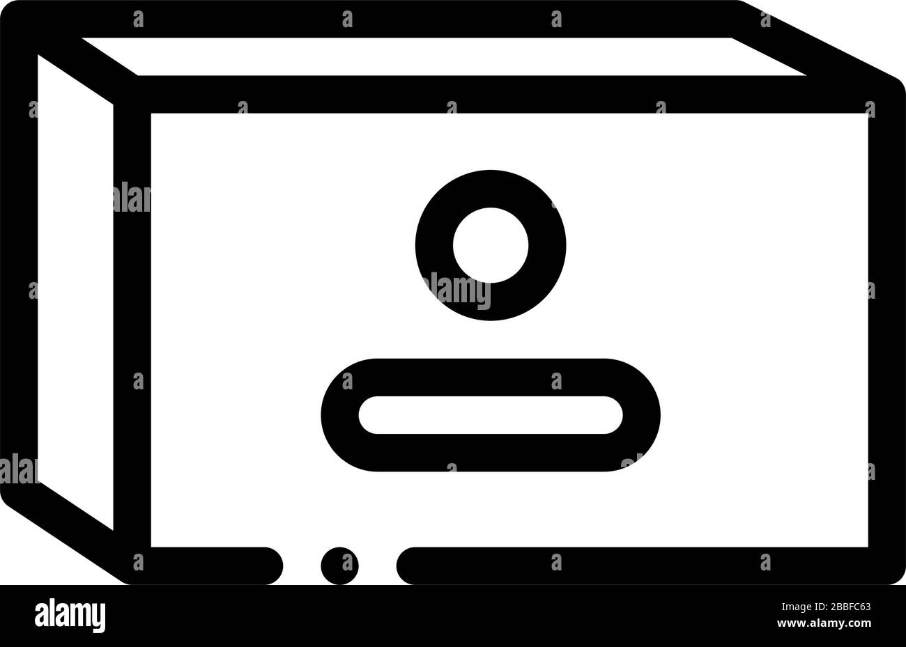 pack of butter icon vector outline illustration Stock Vector Image ...