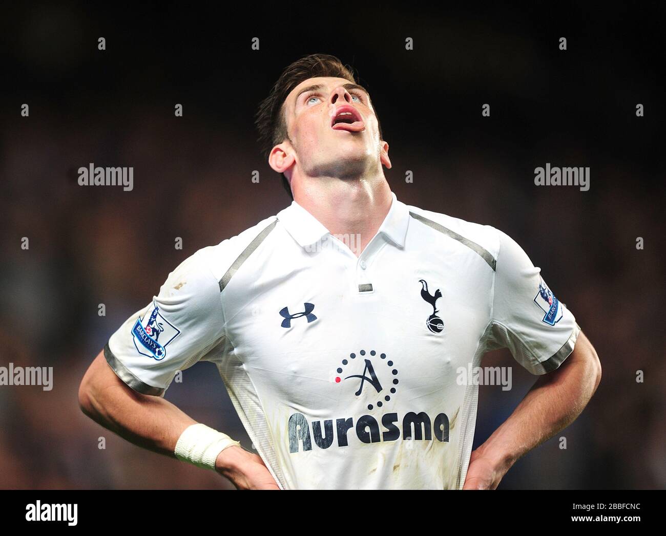 Tottenham Hotspur's Gareth Bale reacts Stock Photo - Alamy