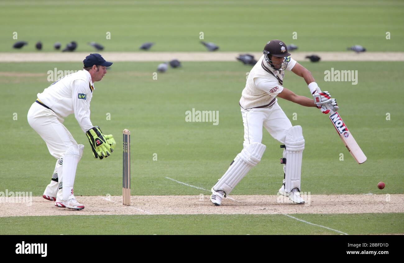 Surrey's Vikram Solanki on his way to a score of 38 Stock Photo - Alamy
