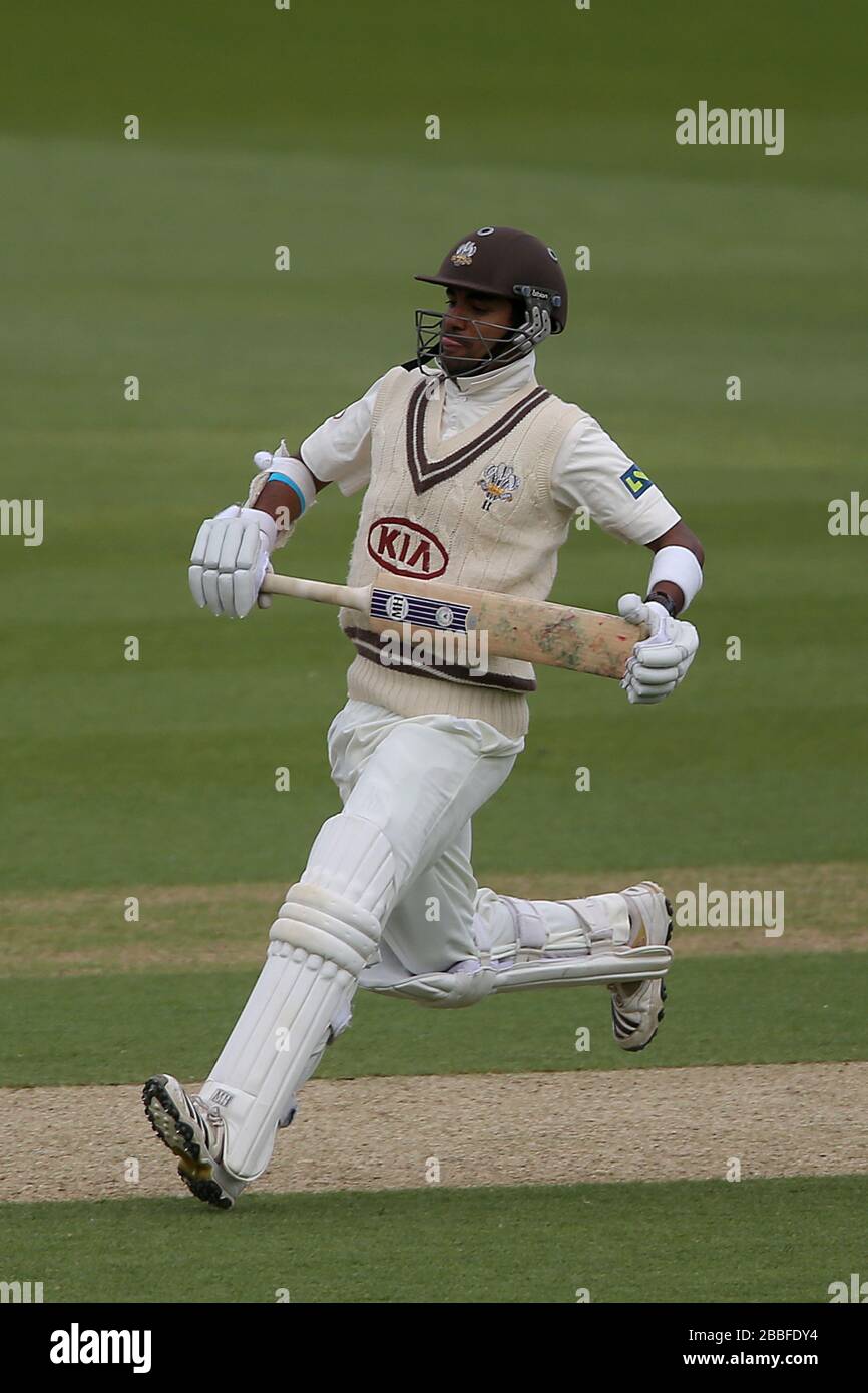 Surrey's Arun Harinath in action Stock Photo - Alamy