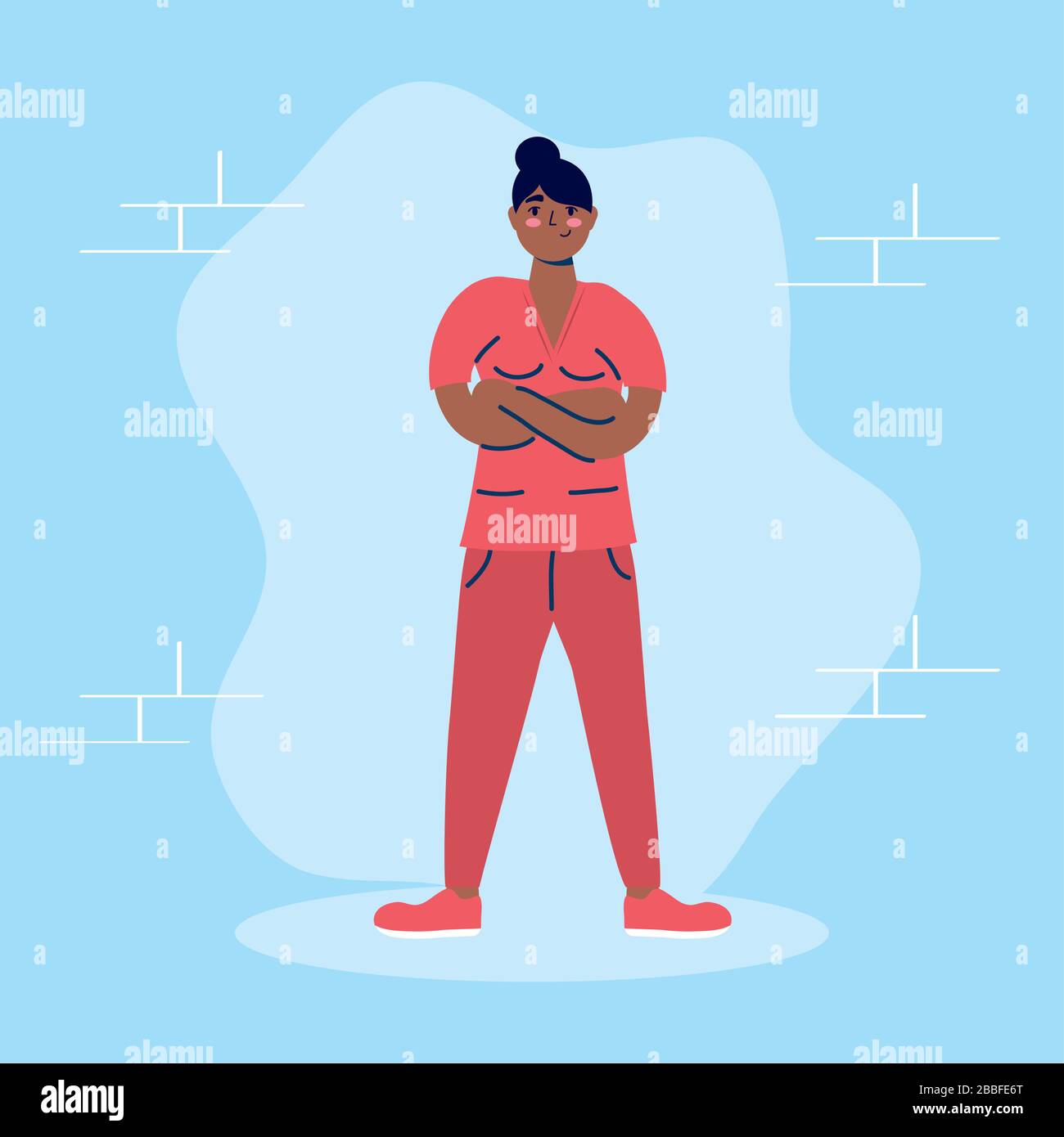 surgeon female doctor avatar character Stock Vector Image & Art - Alamy