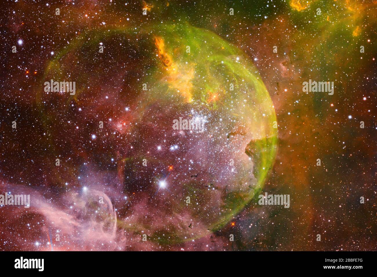 Awesome space background. Elements of this image furnished by NASA ...
