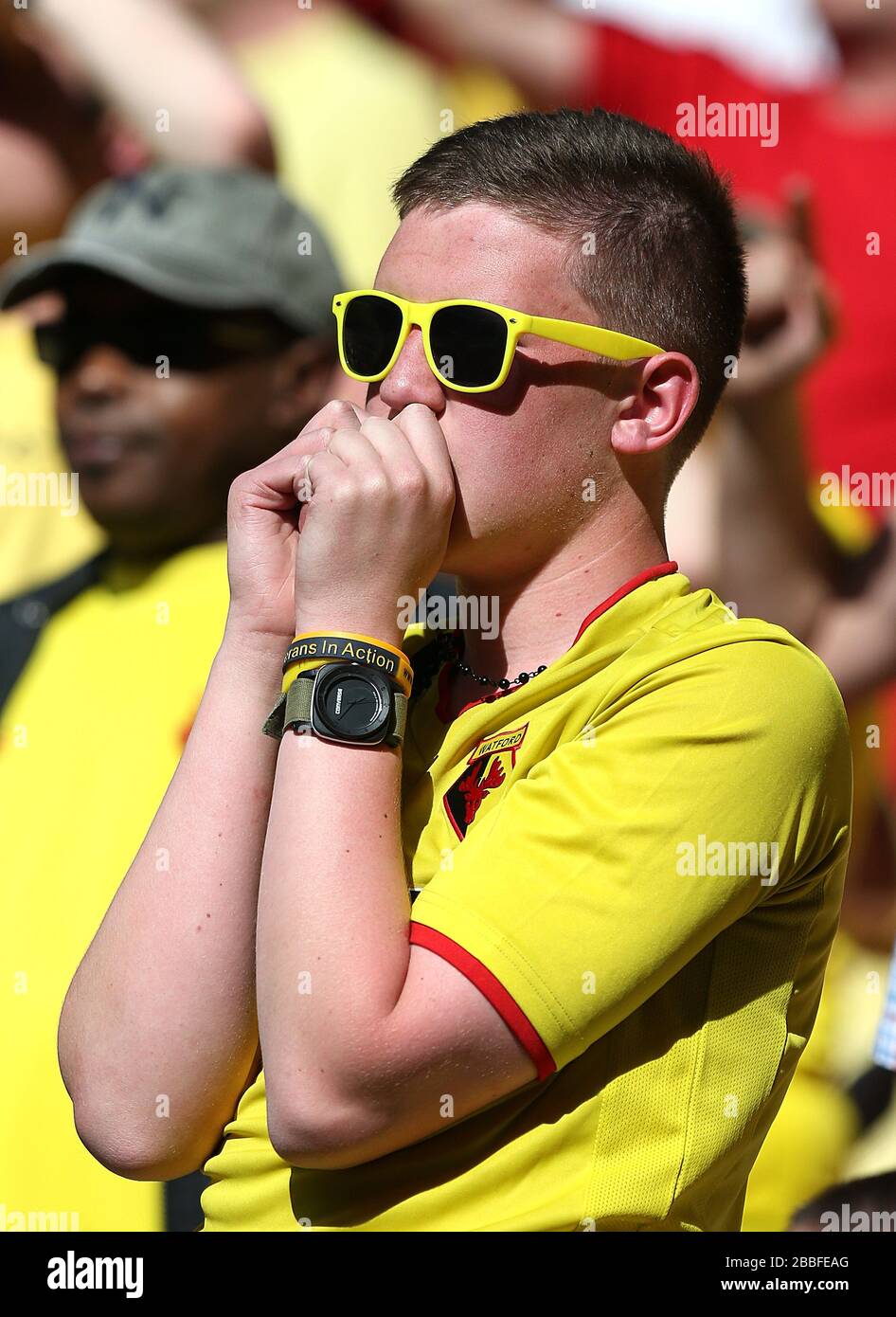 A fan looks dejected in the stands hi-res stock photography and images ...