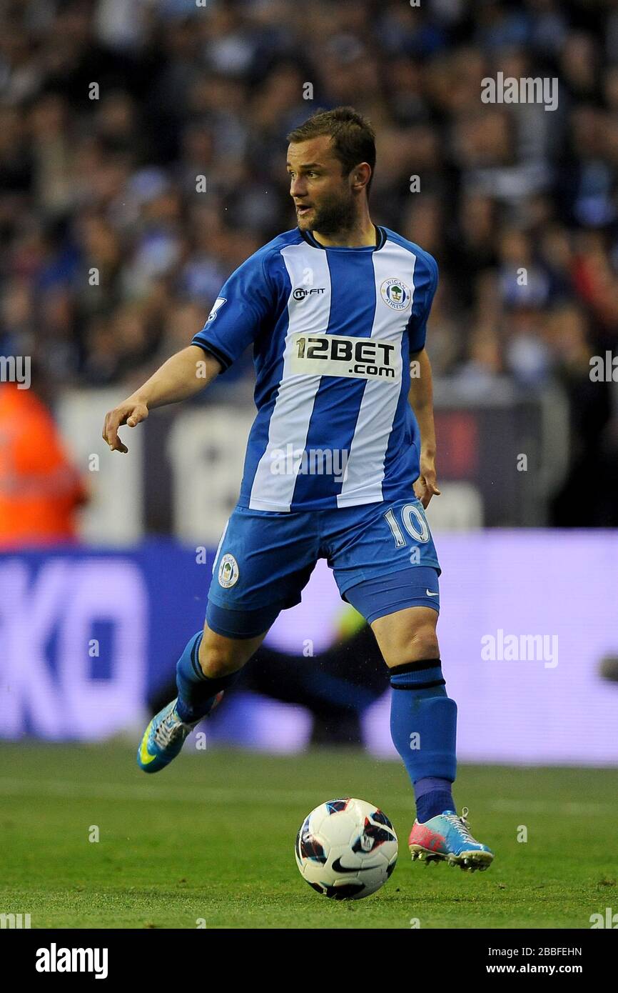 Shaun Maloney, Wigan Athletic Stock Photo - Alamy
