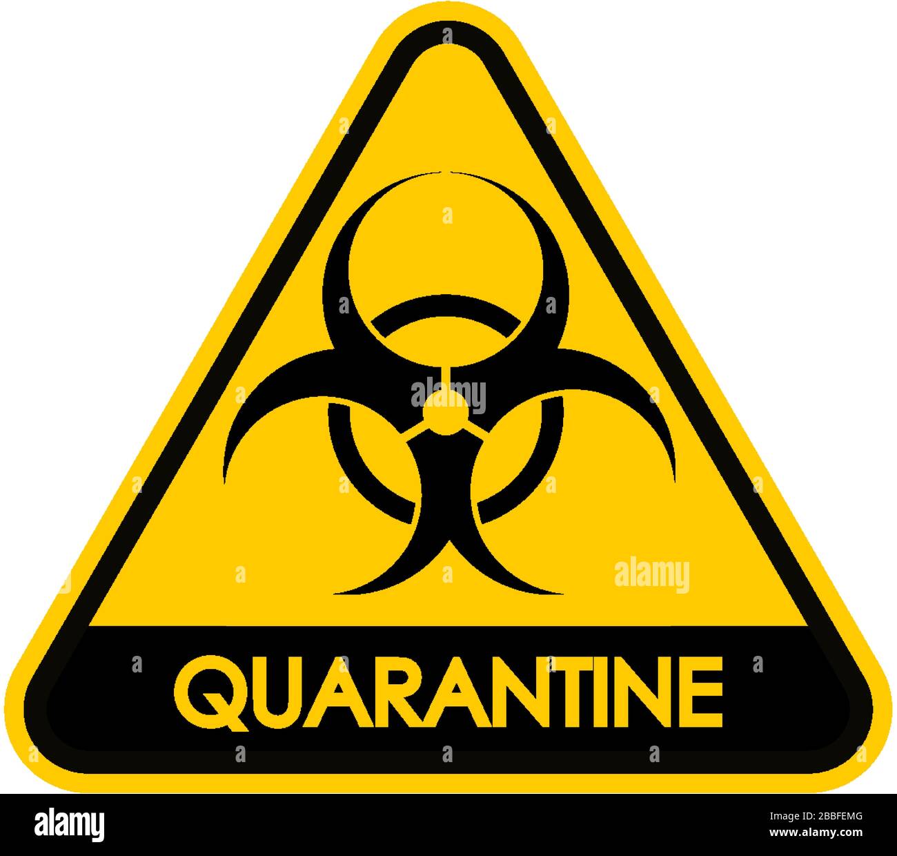 Poster design for coronavirus theme with quarantine sign illustration ...