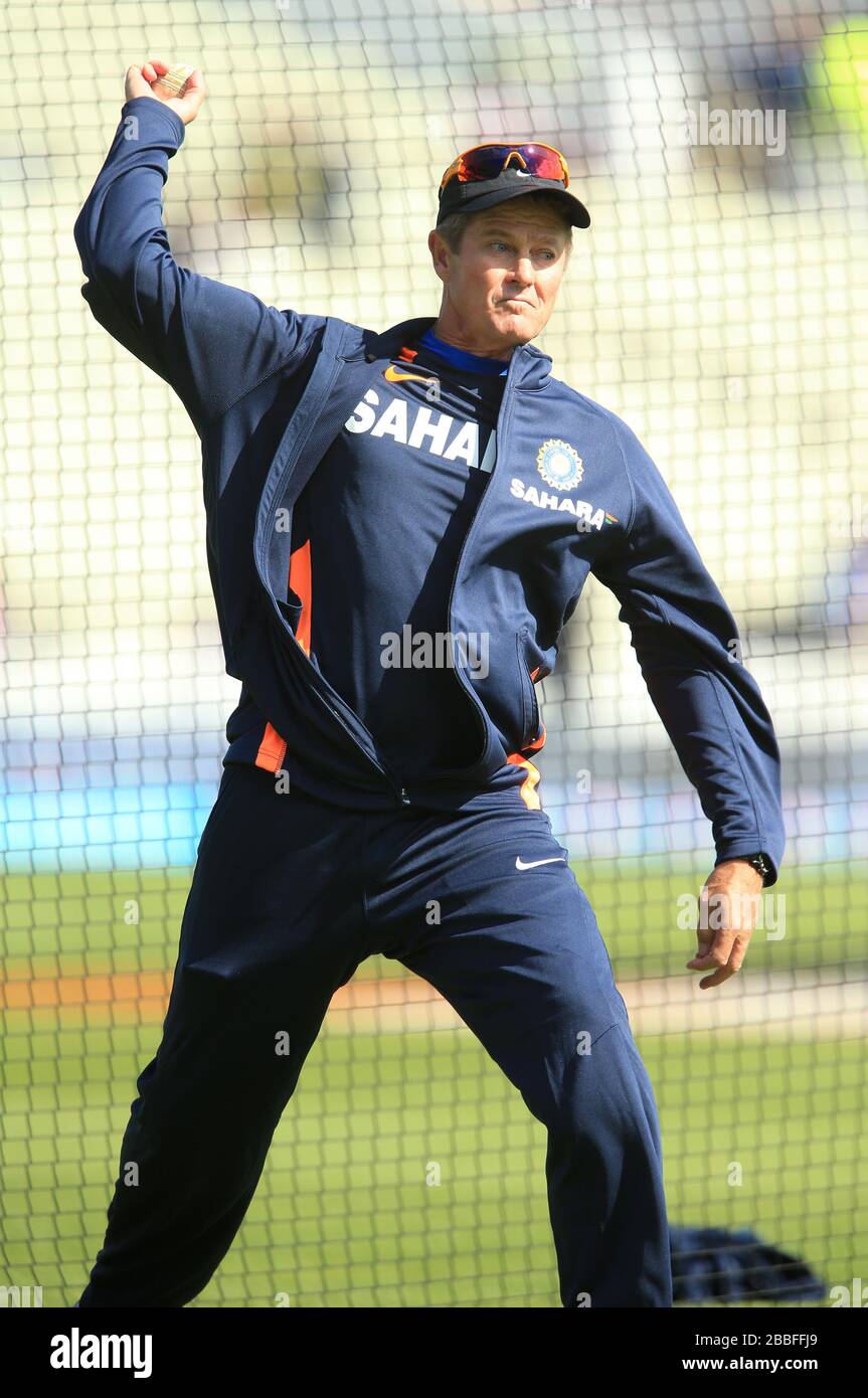 Indias fielding coach trevor penney hi-res stock photography and images - Alamy