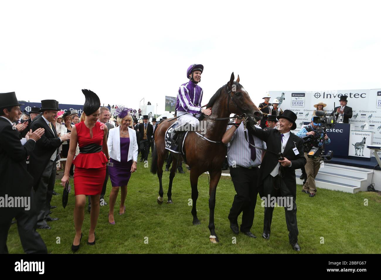 Jockey Joseph O'Brien on St Nicholas Abbey enters the winner's ...