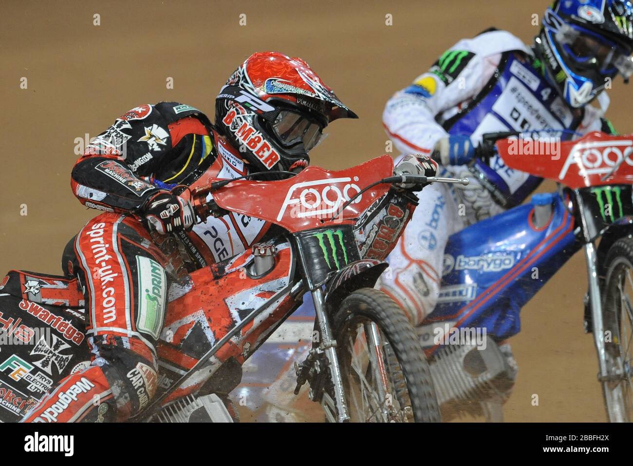 Great Britain's Chris Harris (left) in action during the British ...