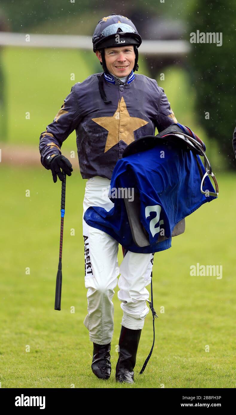 Jamie Spencer, Jockey Stock Photo - Alamy