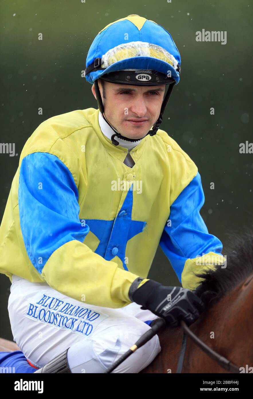 Mark Coumbe, jockey Stock Photo - Alamy