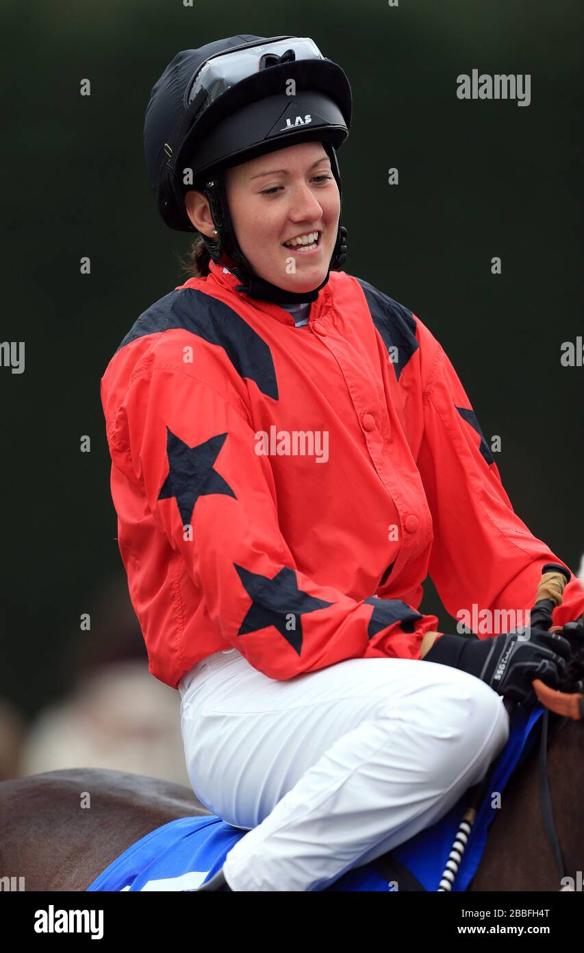 Charlotte Jenner, Jockey Stock Photo - Alamy