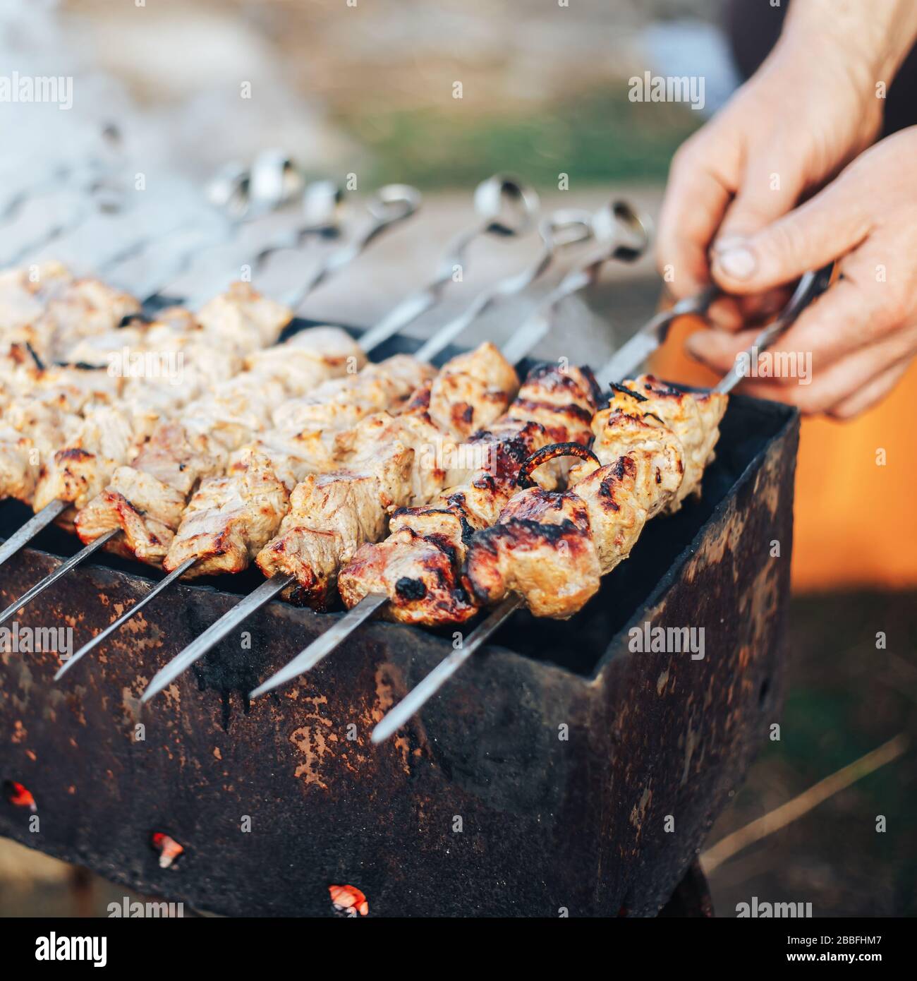 Fire coocking hi-res stock photography and images - Alamy