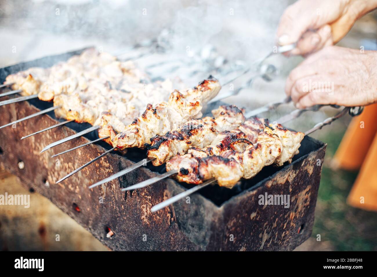 Fire coocking hi-res stock photography and images - Alamy
