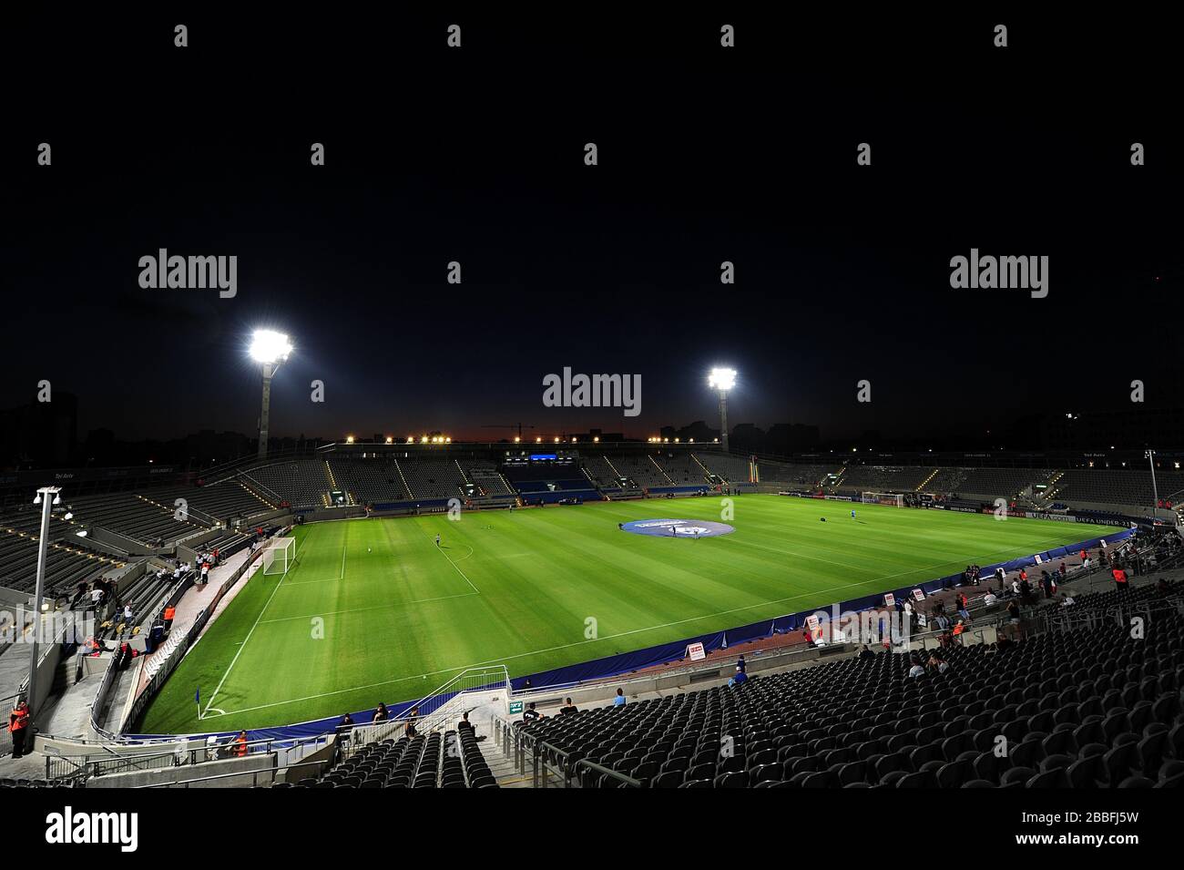 General view of the Bloomfield Stadium at night Stock Photo - Alamy