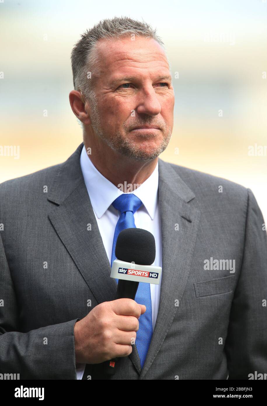 Ex England player and SKY commentator Ian Botham Stock Photo - Alamy