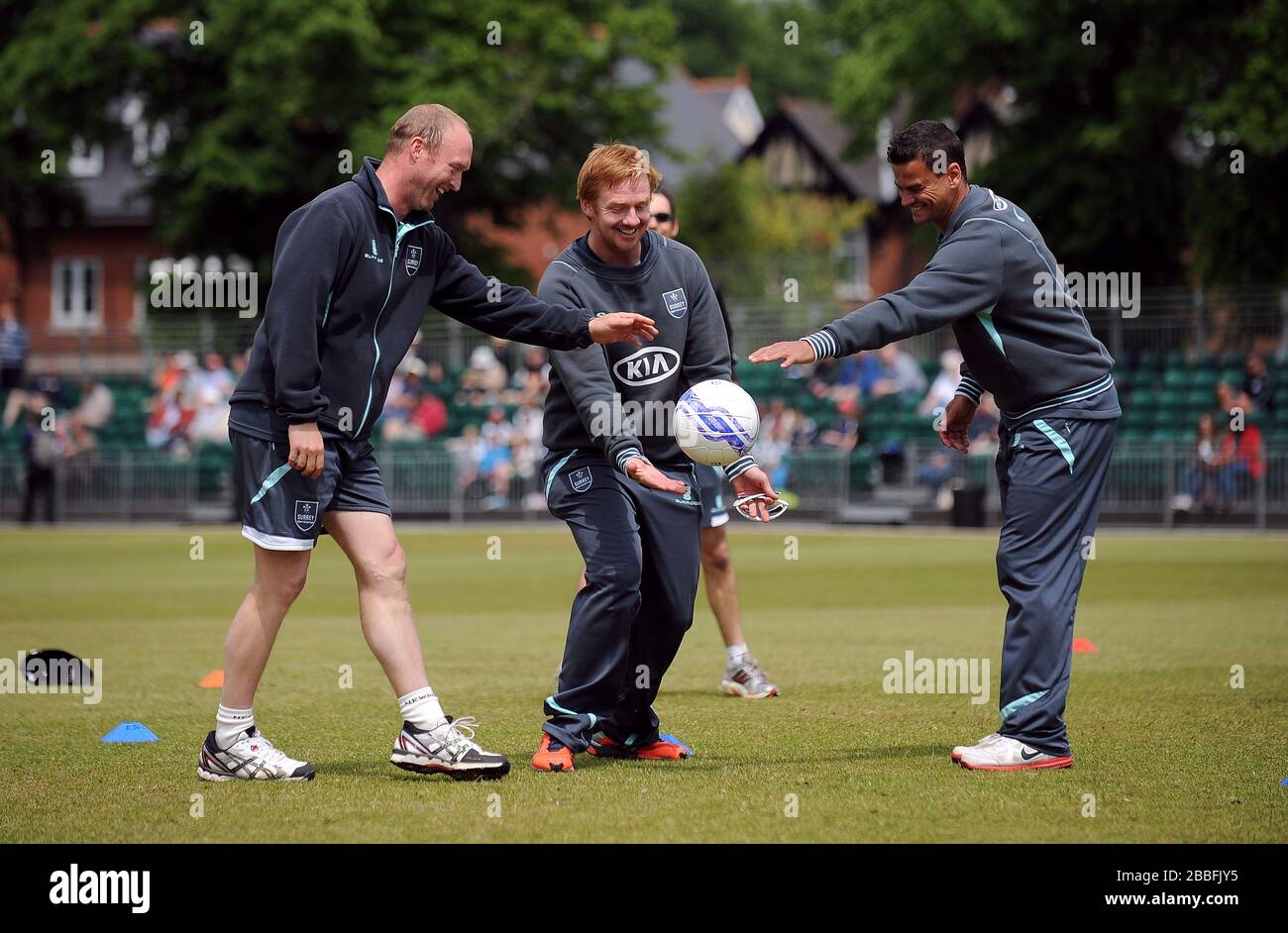 Surreys zander de bruyn during the warm up hi-res stock photography and ...