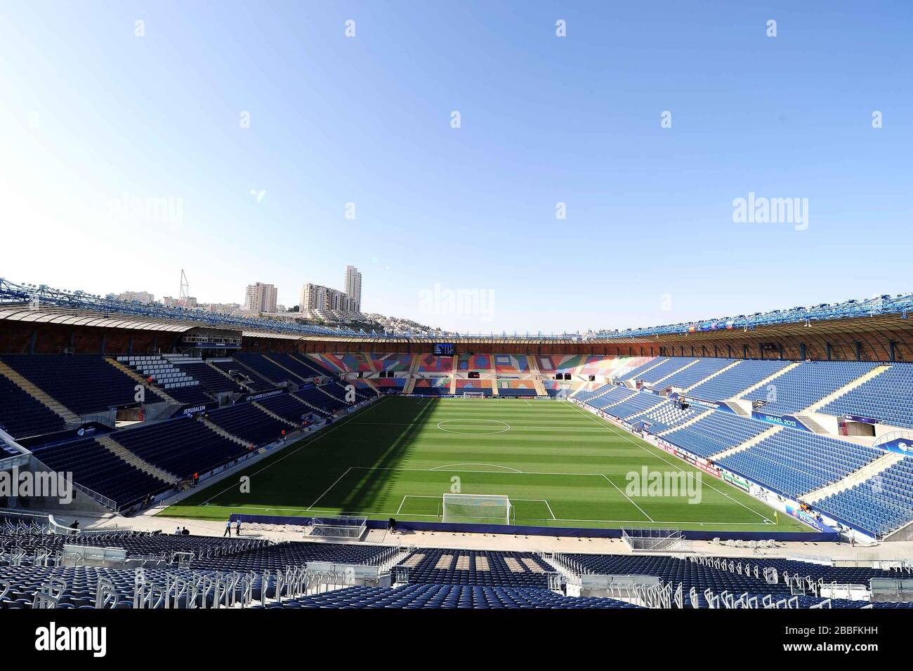 General view of Teddy Stadium Stock Photo - Alamy