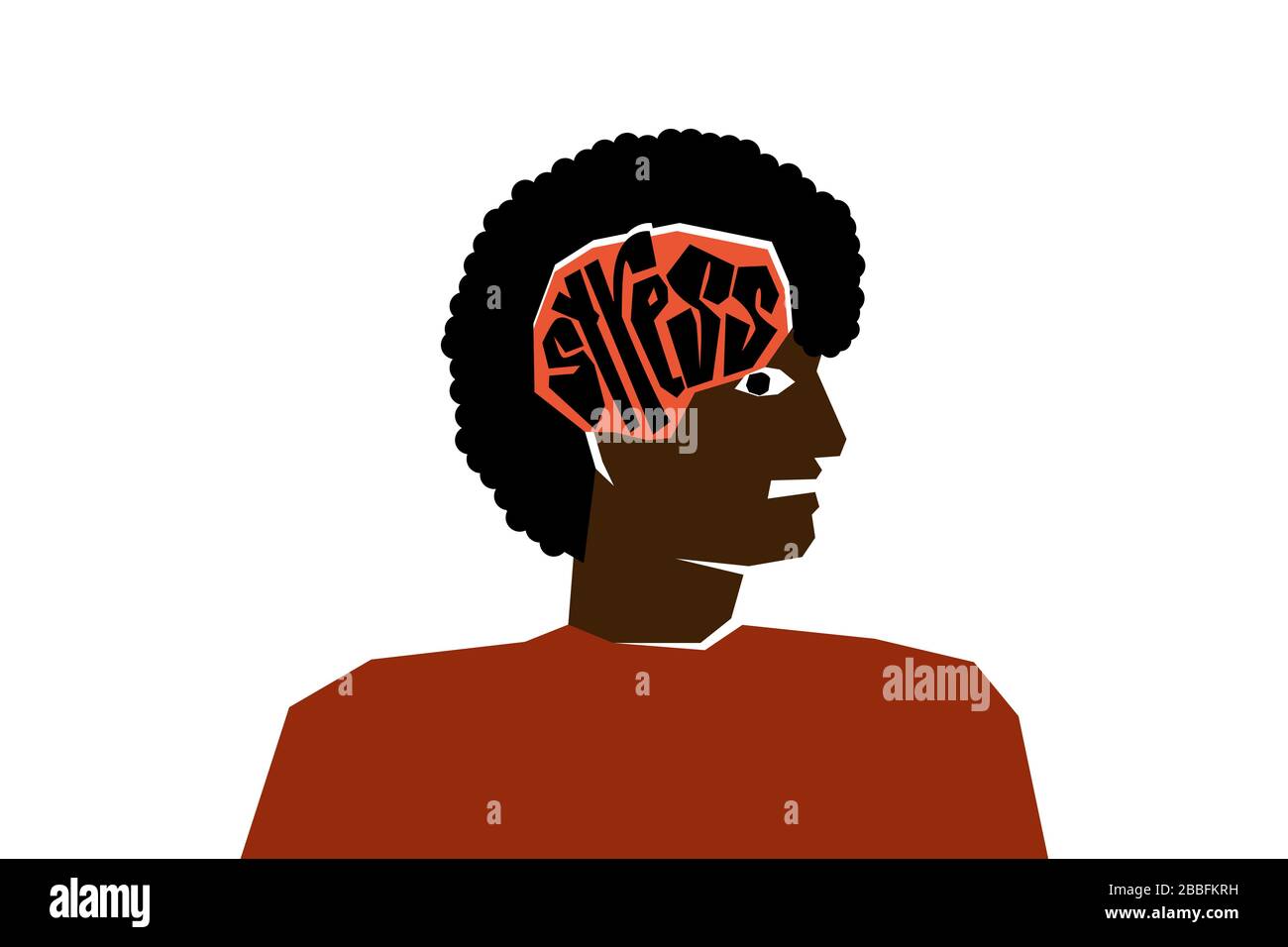 Cartoon stressed out face hi-res stock photography and images - Alamy